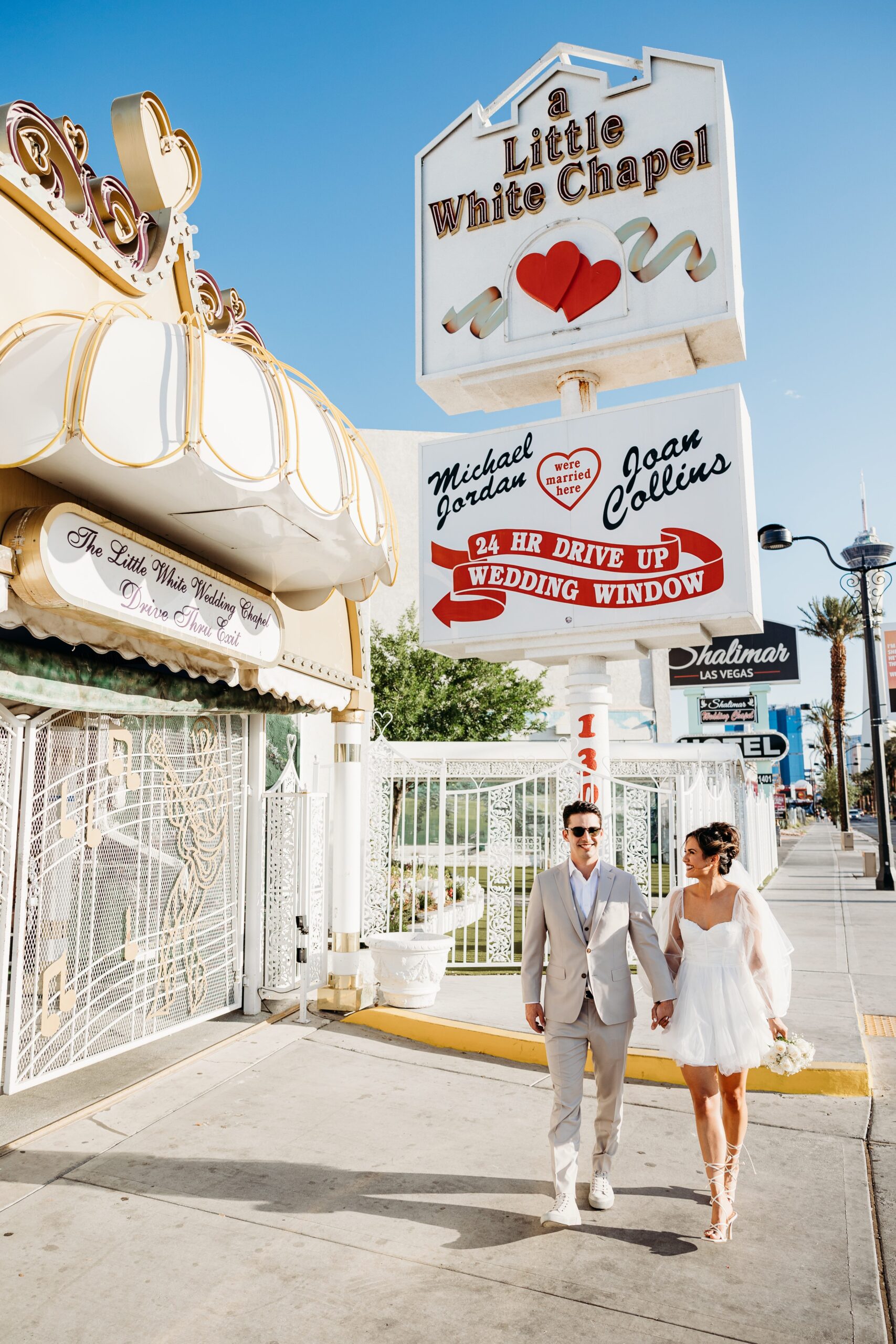 A Little White Wedding Chapel Elopement - Kayla + Josh - ofcolourandhue.com