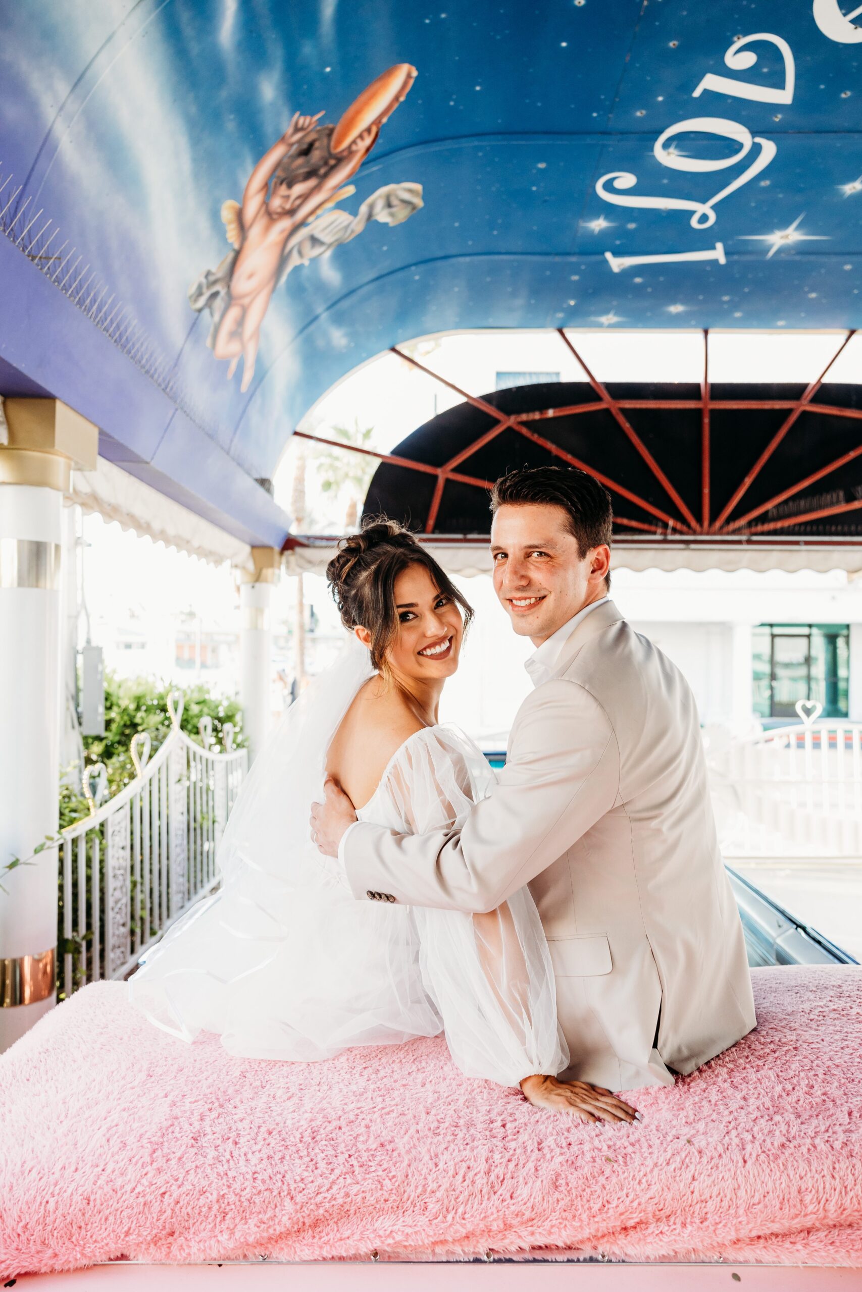 A Little White Wedding Chapel Elopement - Kayla + Josh - ofcolourandhue.com