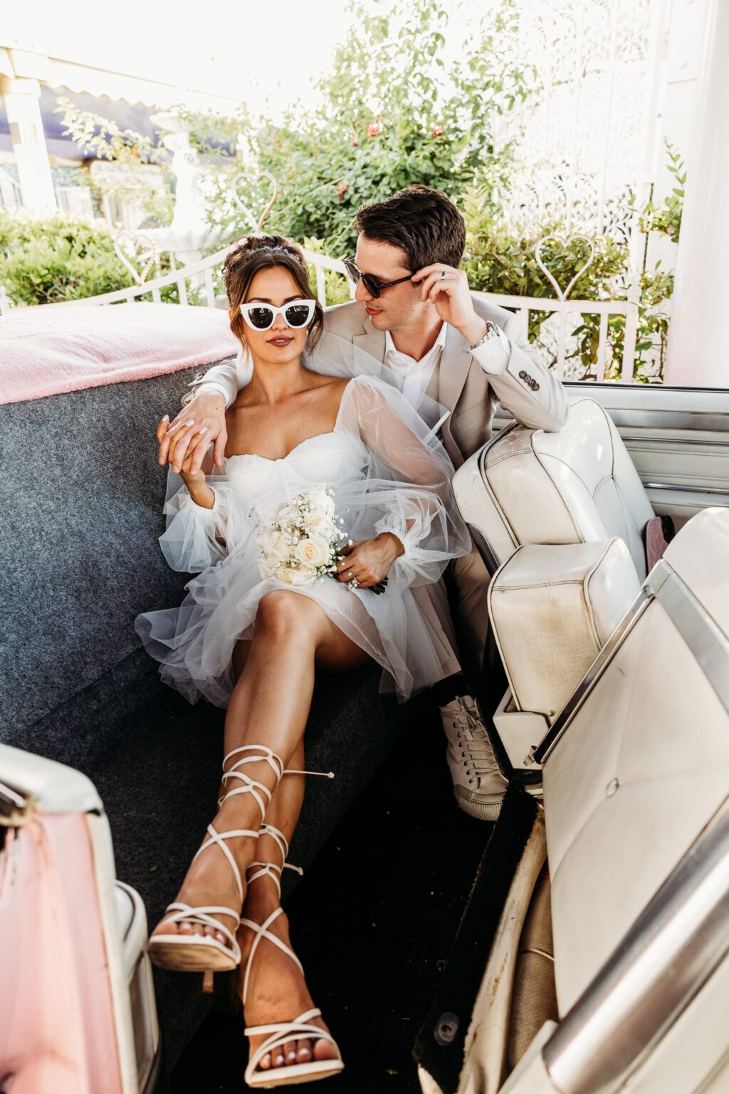 A Little White Wedding Chapel Elopement - Kayla + Josh - ofcolourandhue.com